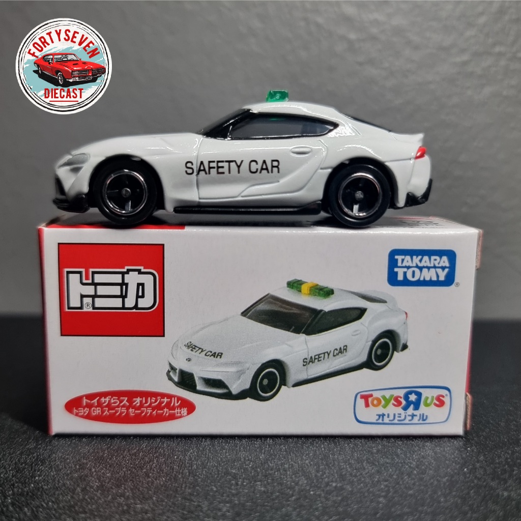 Jual Tomica Toyota GR Supra Safety Car Type Toys R Us unsealed open ...