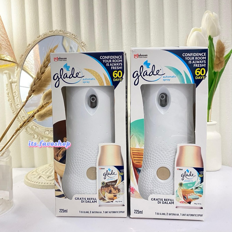Jual Glade Automatic Spray with Baterai + Refill | Shopee Indonesia