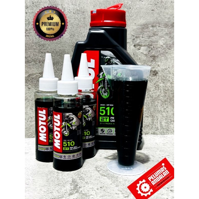 Jual Oli Samping 2 Tak Motul 510 2T Repack - Kemasan Botol 100 ml ...