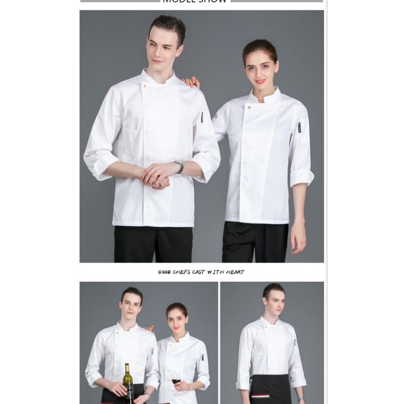 Jual ARR SANJAYA Baju Koki Chef Seragam Hotel Restoran Pakaian Kerja ...