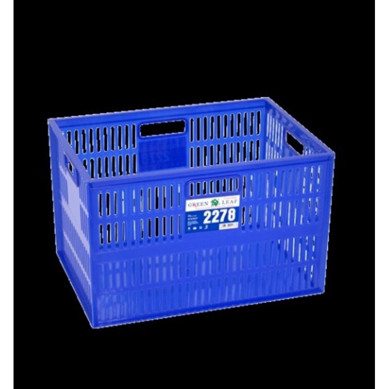 Jual Hot Sell Keranjang 2278 Green Leaf P39xL28xT25 Box Container ...