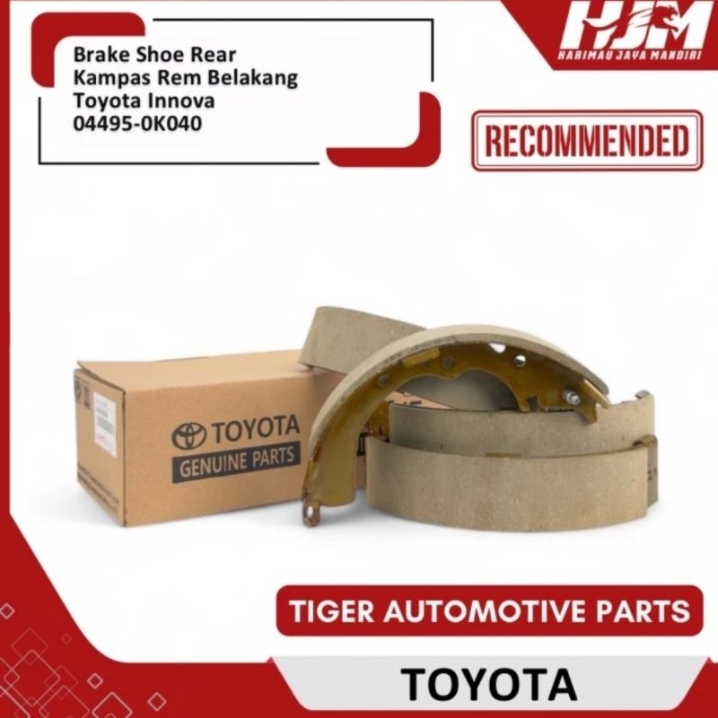 Jual BRAKE SHOE KAMPAS REM BELAKANG TOYOTA INNOVA INOVA 2004-2015 ...