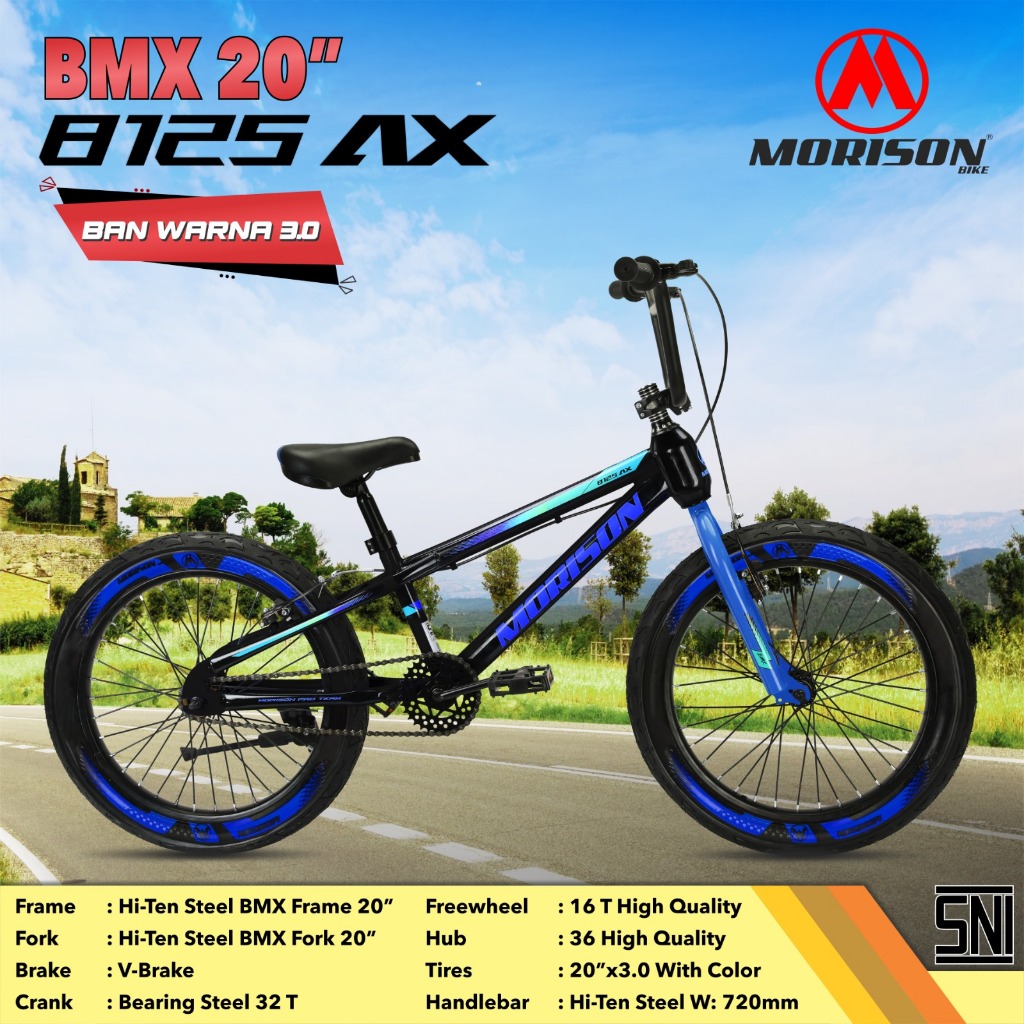 Jual Sepeda anak bmx morison 20 inch 8125 ax ban jumbo 3.0 warna ...