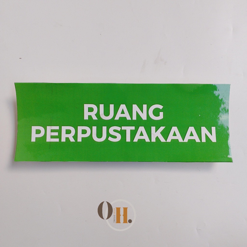 Jual Stiker Ruang Perpustakaan - Ruang Library - Perpustakaan Sekolah ...