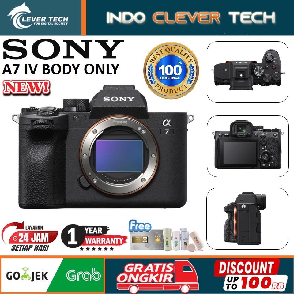 Jual Sony A7IV Sony a74 Sony A7 IV Mirrorless Camera Body Only ...