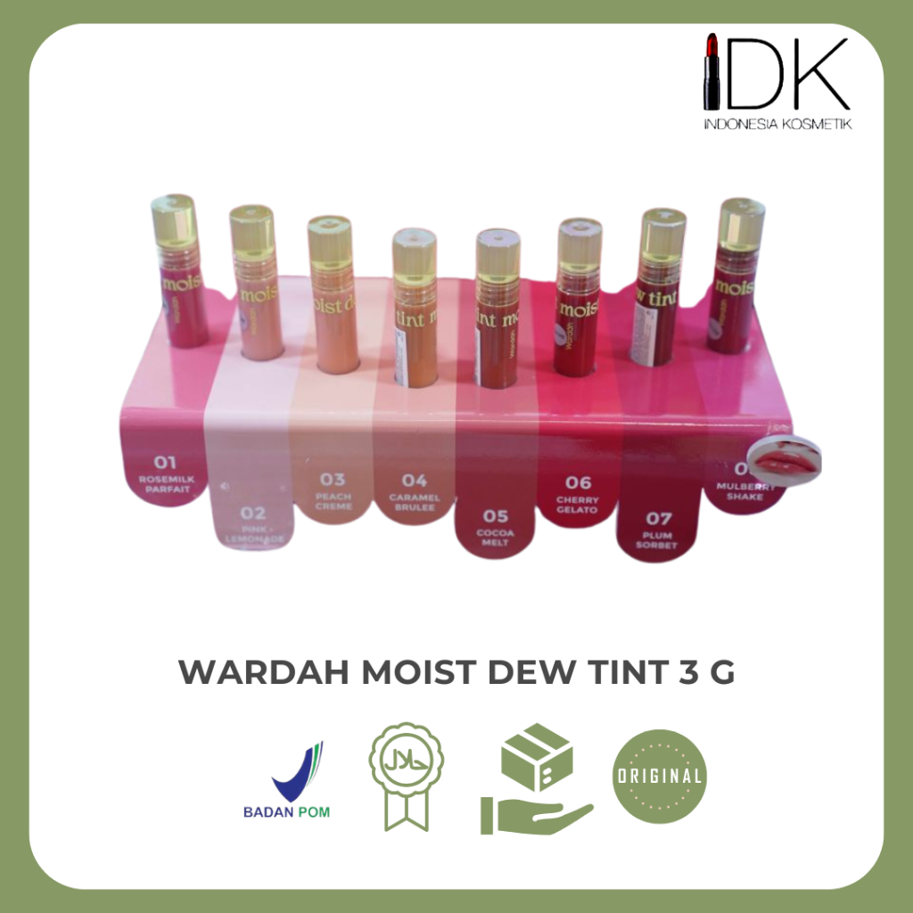 Jual Wardah Moist Dew Tint 3 Gr | Shopee Indonesia