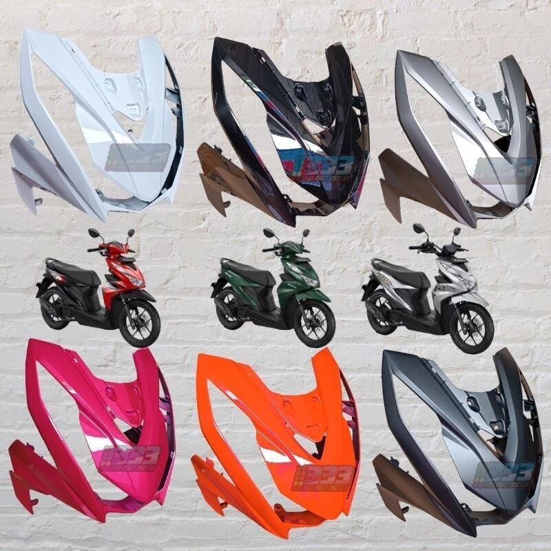 Jual cover front panel tameng body lampu depan honda beat esp beat ...