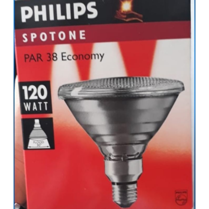 Jual PHILIPS PAR38 120W E27 230V Flood 30D 120Watt 120 Watt Floodlight ...