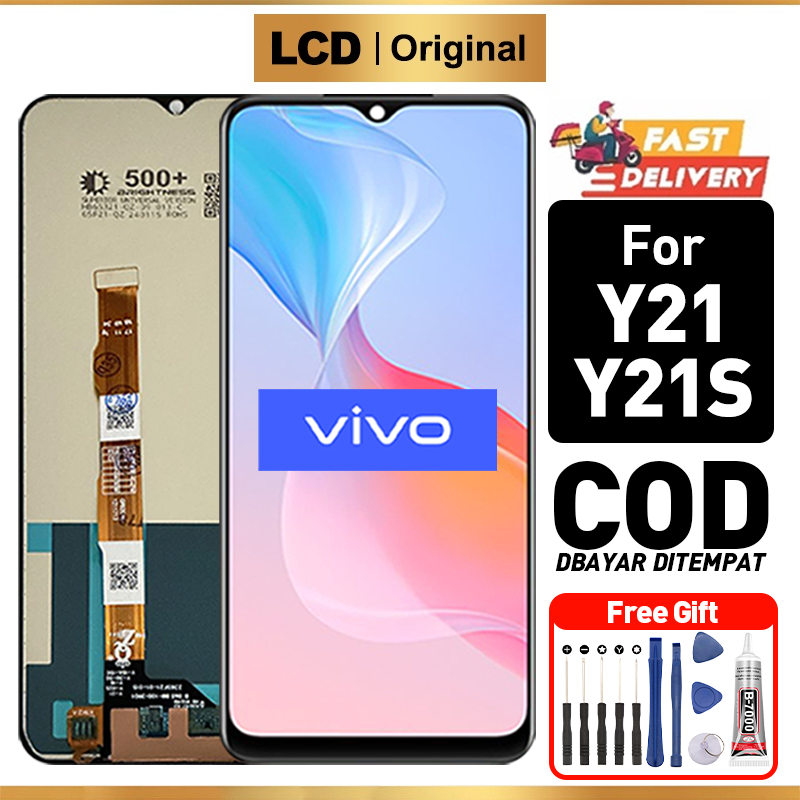 Jual LCD VIVO Y21 Y21S Original Fullset Touchscreen Asli Ori Compatible ...