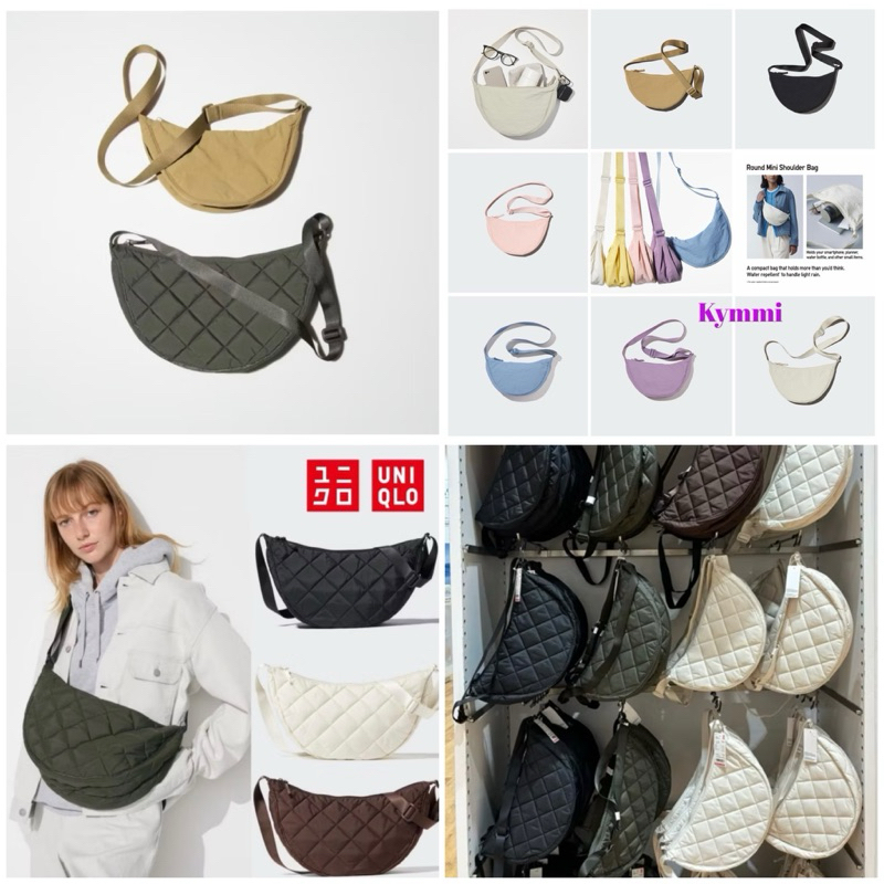 Jual UNIQLO Tas Round Mini Quilted Shoulder Bag (Water Repellent ...