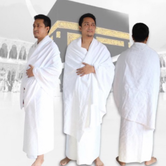 Jual KAIN IHRAM DEWASA | KAIN IHRAM 1 SET | Shopee Indonesia