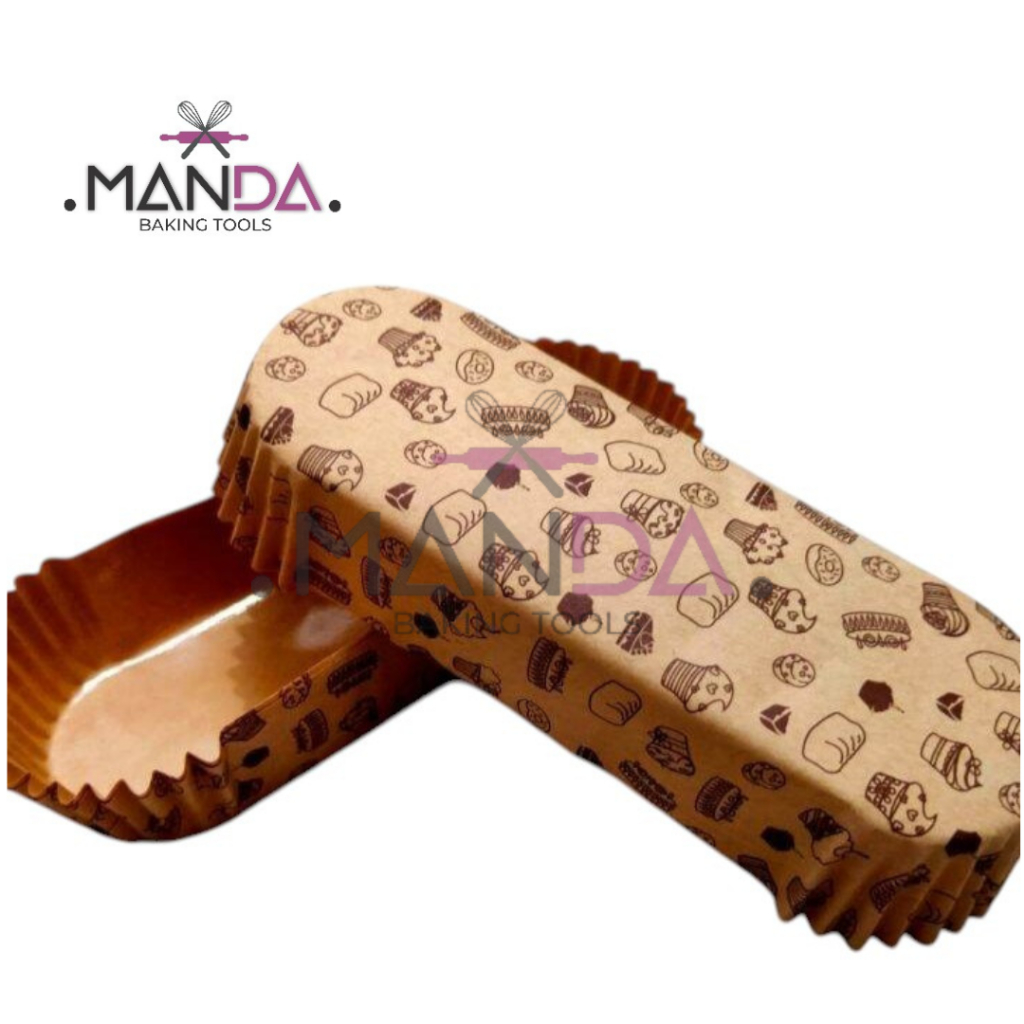 Jual Paper cup case roti oval paper cup cake oval 40 lbr | Shopee Indonesia