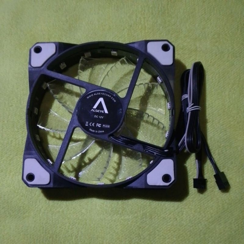 Jual ALSEYE Fan Casing 12 cm RGB LED Kipas Pendingin PC Desktop ...
