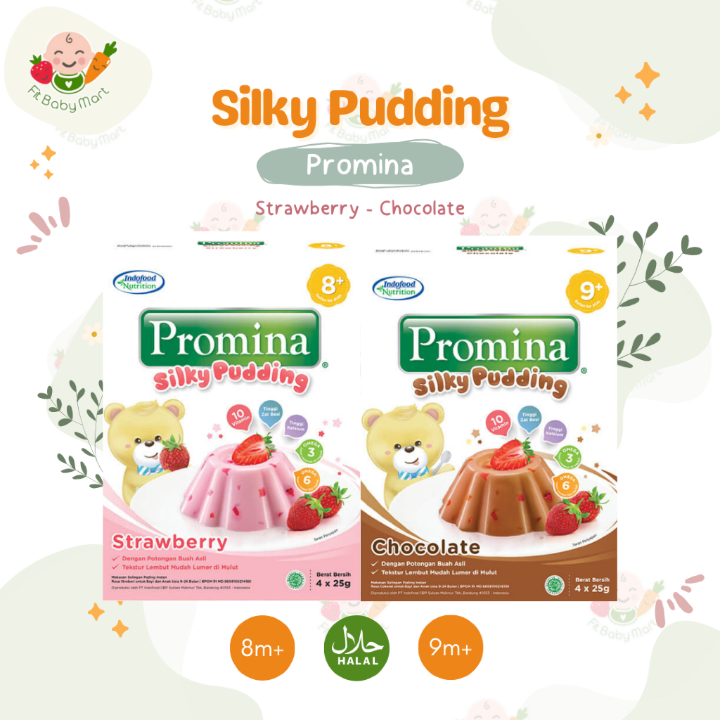 Jual PROMINA - Silky Pudding / Puding Cemilan Snack Anak Bayi Sehat ...