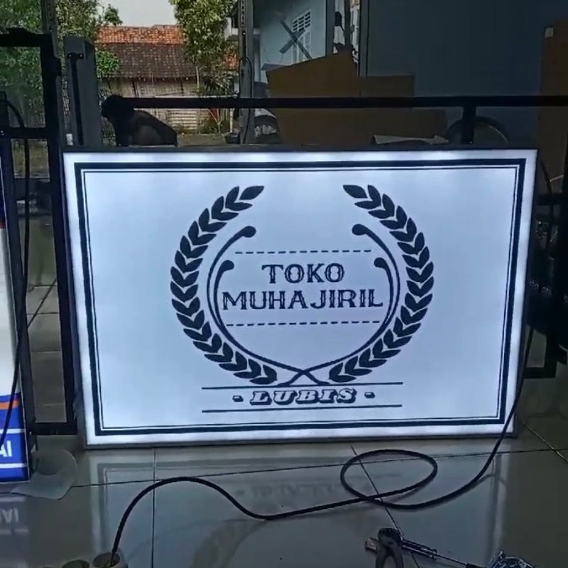 Jual NEON BOX UKURAN 100cm x 50cm | Shopee Indonesia