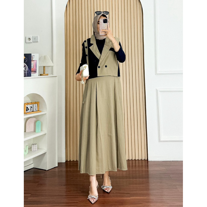 Jual SET ROK + VEST (1451) | Shopee Indonesia
