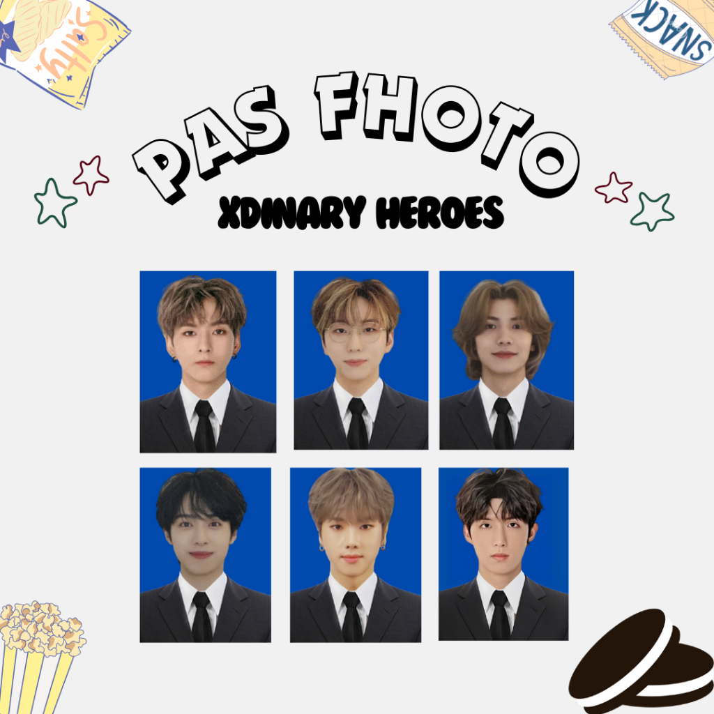 Jual PAS FOTO XDINARY HEROES 3x4 (Harga 4PCS) ID PHOTO KPOP IDOL (PO ...