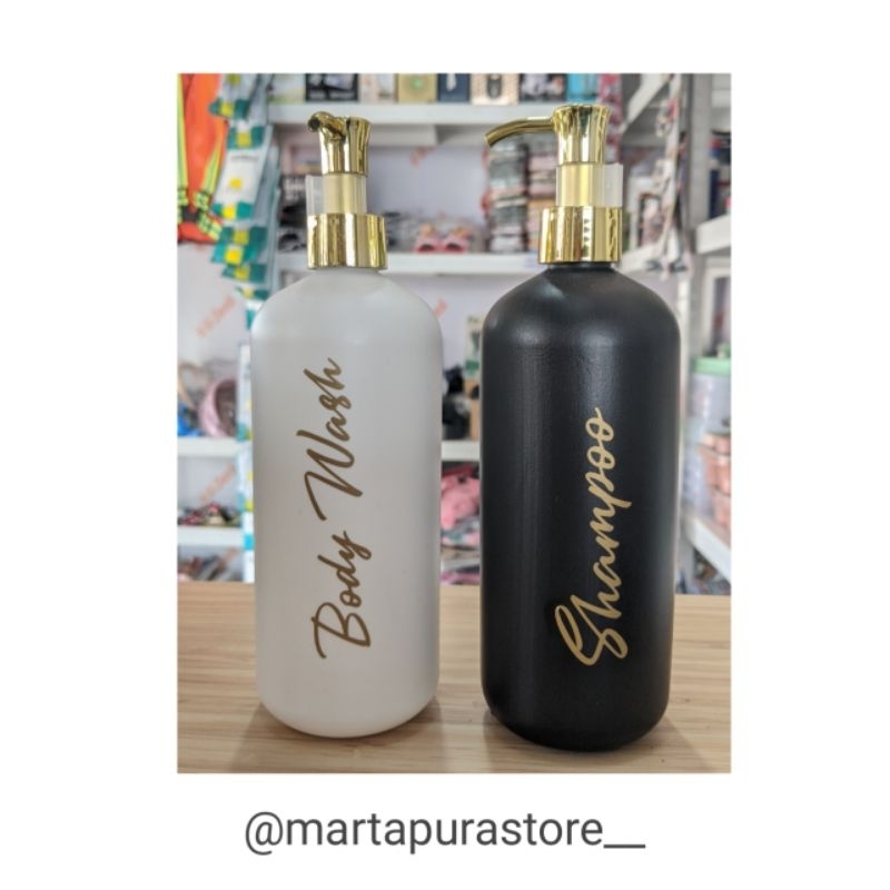 Jual BOTOL SABUN / SHAMPOO ESTETIK 500 ML | Shopee Indonesia