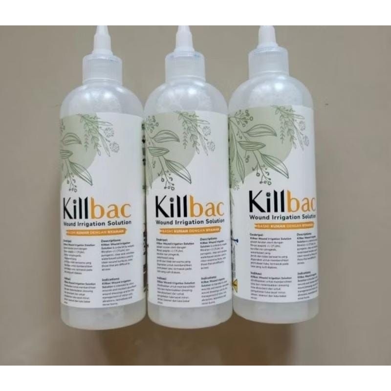 Jual Killbac Wound Irigation Solution 350 ml / Cairan Pencuci Luka ...
