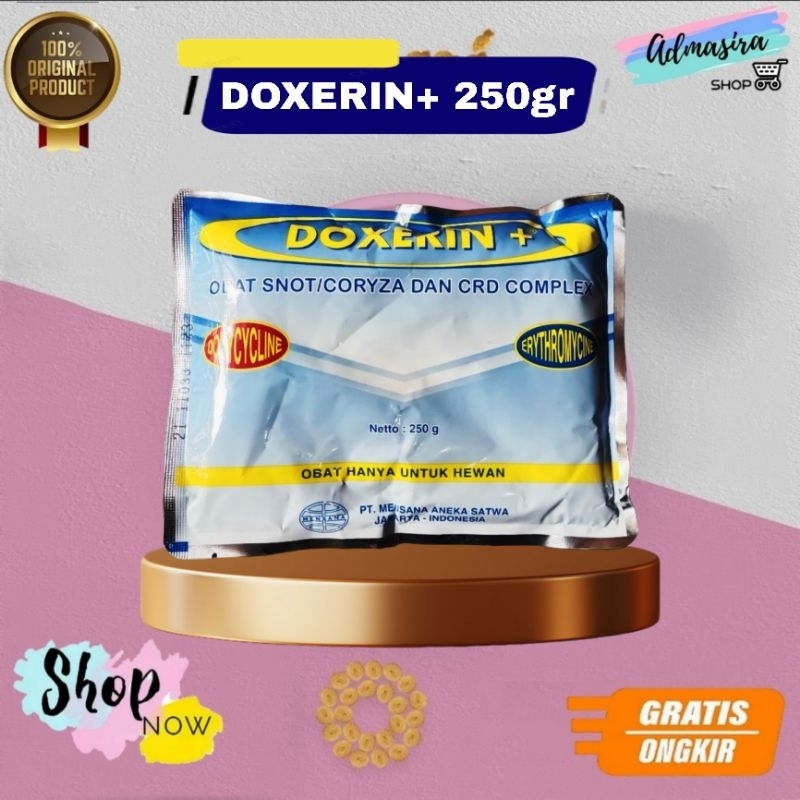 Jual DOXERIN PLUS 250 gram Obat Ngorok Snot CRD Complex Mensana 250gram ...