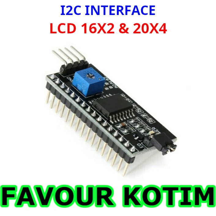 Jual I2C IIC INTERFACE DISPLAY LCD 16X2 1602 LCD 20X4 2004 FVKOTIM ...