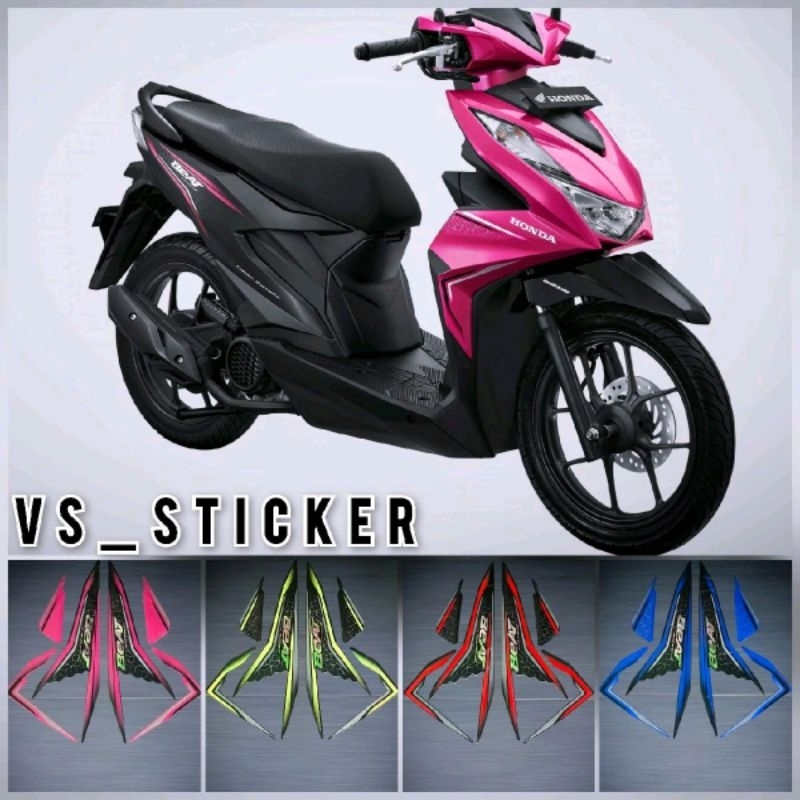 Jual STICKER STRIPING LIST BODI STANDART MOTOR HONDA BEAT FI ESP 2020 ...