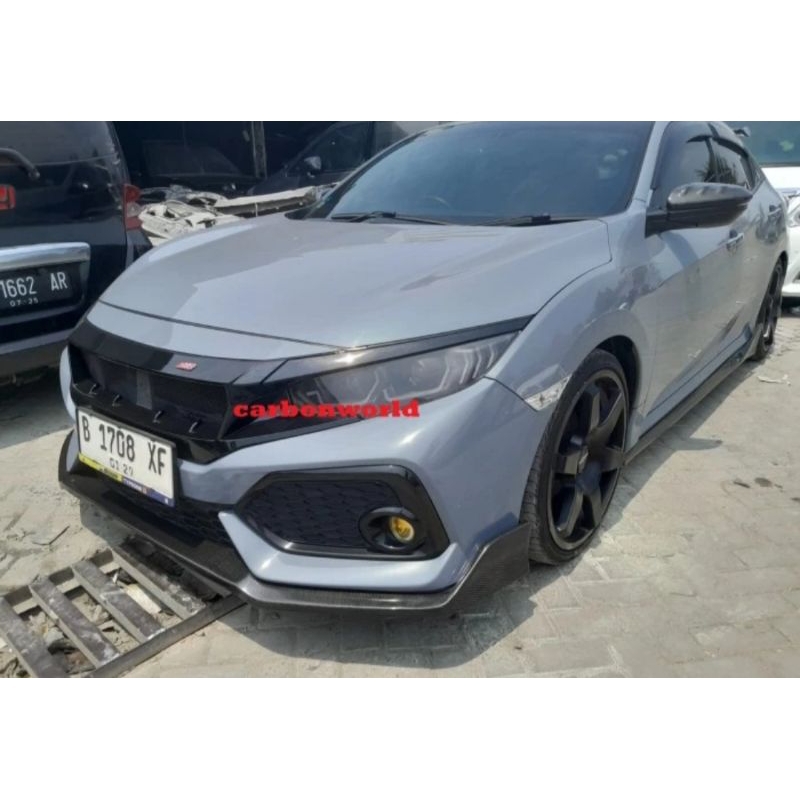 Jual Lips Honda Civic Turbo Type R Hatchback 2016 - 2019 Serat Carbon ...