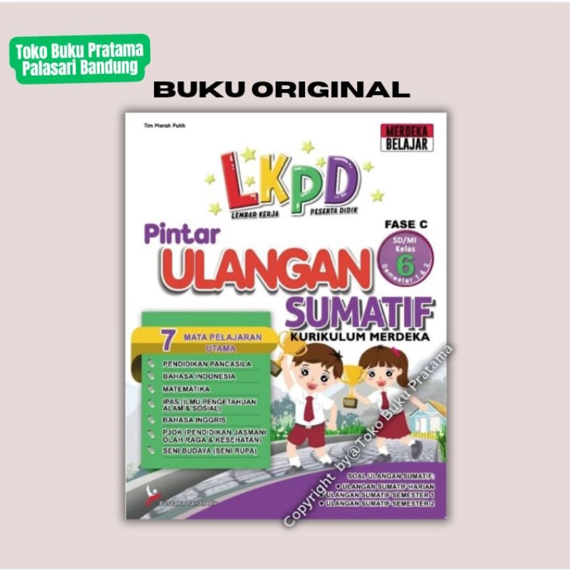 Jual Buku LKPD Latihan Soal Ulangan Sumatif Kelas 6/VI Sd,Mi - ORI | Shopee Indonesia