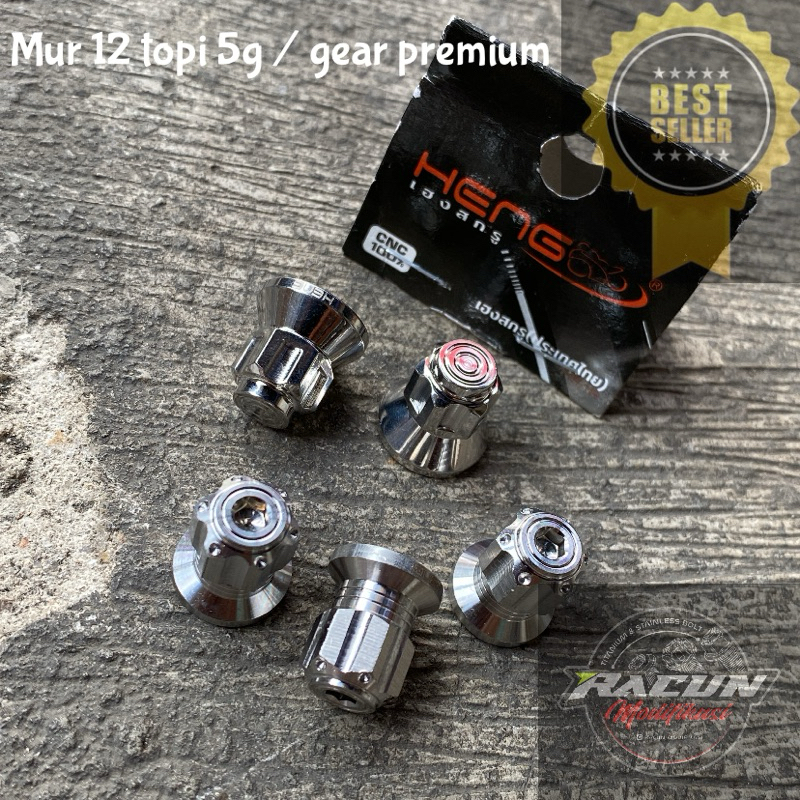 Jual mur 12 topi mur head tiger ninja mio m8 drat 12 stainless hard ...