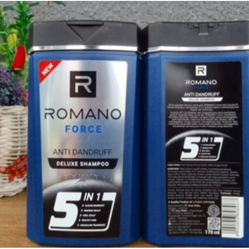Jual ROMANO Force Anti Dandruff Shampoo 170 ML | Shopee Indonesia