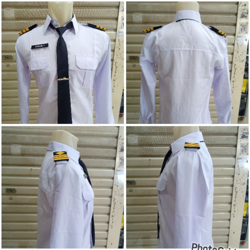 Jual KEMEJA PELAYARAN/SERAGAM PELAYARAN/HEM PELAYARAN/PDH PELAYARAN ...