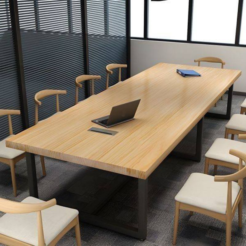 Jual meja rapat meja kantor meja meeting room table minimalis | Shopee ...