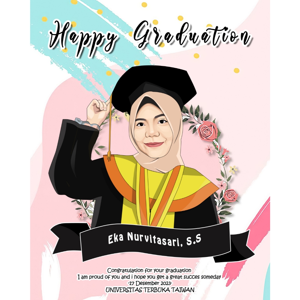 Jual Jasa Edit Foto Wisuda Pakai Baju Toga / Edit foto Wisuda / Kado ...
