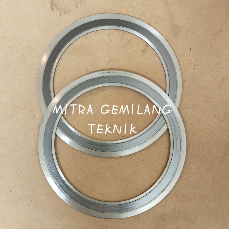 Jual Spiral Wound Gasket pn 16 SS 304 / SWG PN16 Stainless SS304 ukuran ...