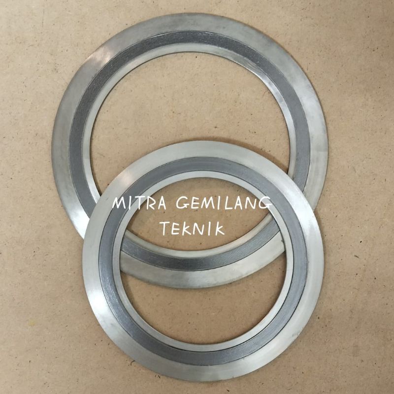 Jual Spiral Wound Gasket pn 40 SS 304 / SWG PN40 Stainless SS304 ukuran ...