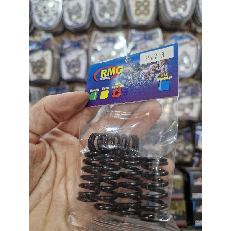 Jual PER KOPLING RMG SUZUKI SATRIA 120 2T RU HIU LUMBA LUMBA RED MERAH ...