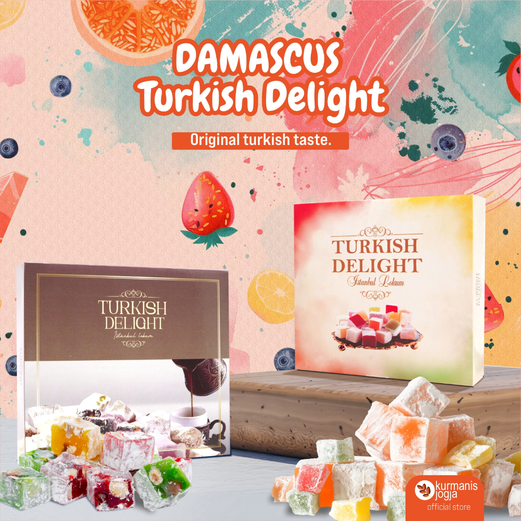 Jual Lokum Damascus Turkish Delight Otentik Turki Made in Indonesia ...