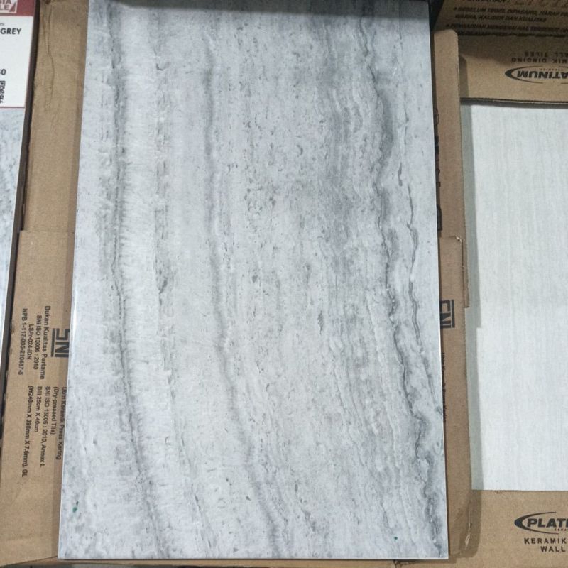Jual keramik dinding Asia Enzo Grey 25x40 kw2/dus /10 lbr (kilap ...