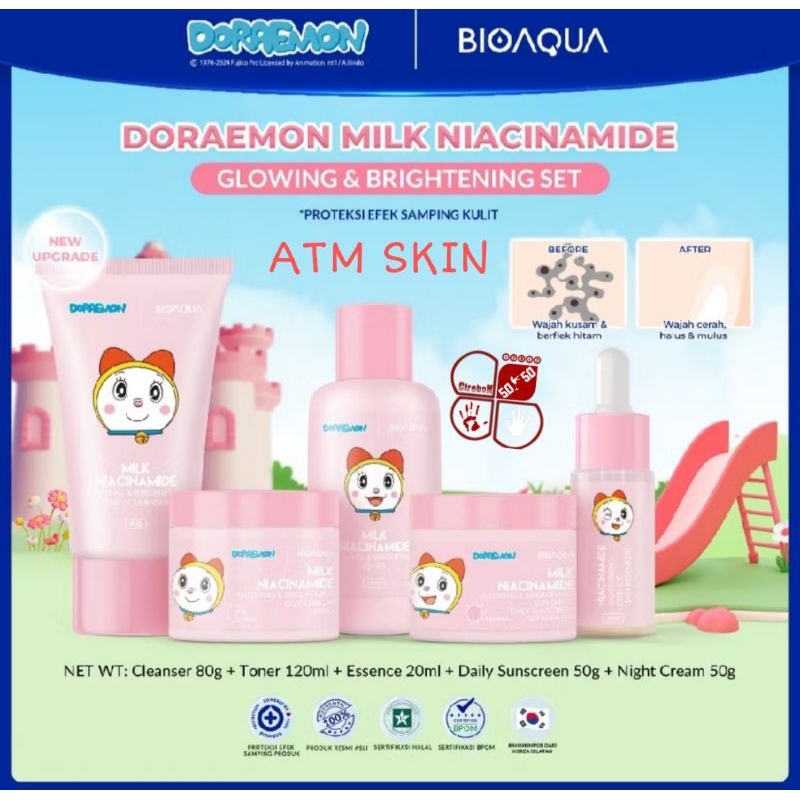 Jual BIOAQUA MILK GLOWING & BRIGHTENING SET SKINCARE ANAK | Shopee ...