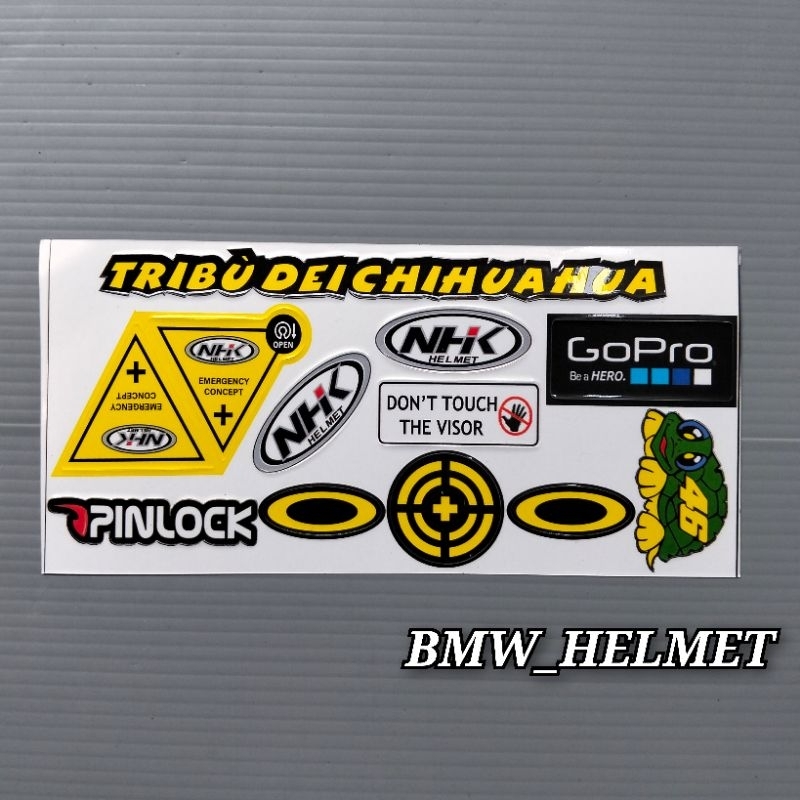 Jual Stiker Visor Helm NHK / Sticker Visor NHK | TERMURAH | Shopee ...