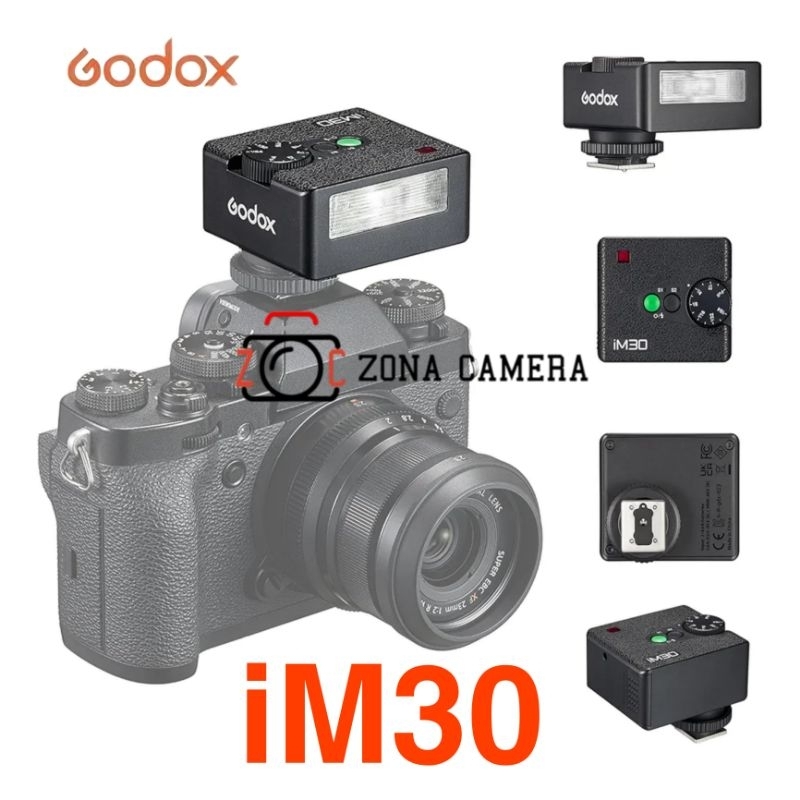 Jual Godox iM30 iM20 iA32 Flash Mini Speedlite Lux ELF Retro Universal ...