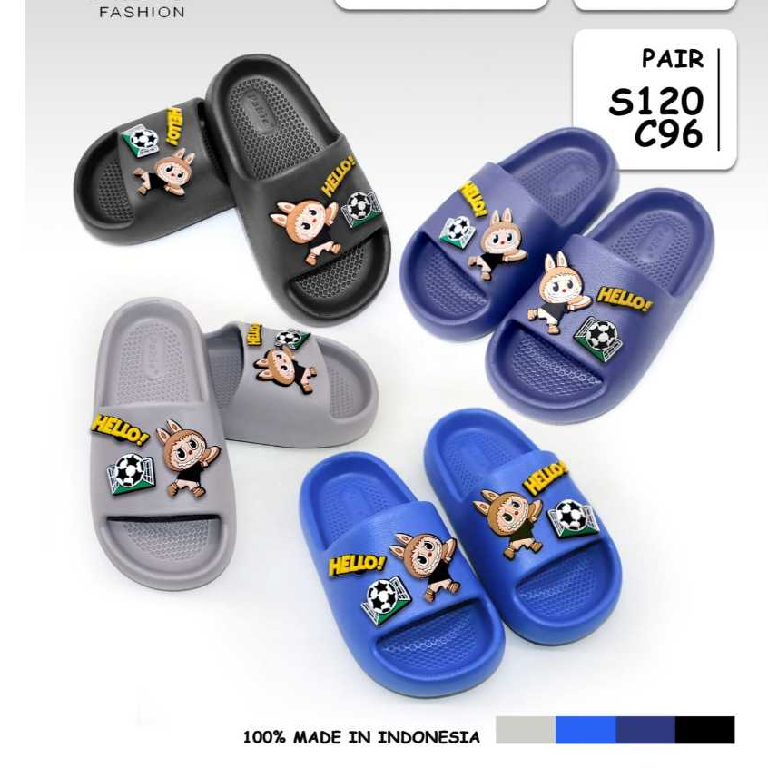 Jual Sendal Tren Boneka Labubu Eva Sandal Selop Anak Laki-laki Karakter ...