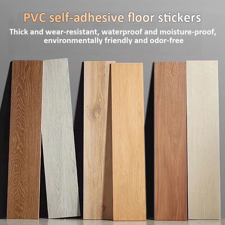 Jual Meroket Lantai Vinyl Stiker Perekat Vinyil Lantai Kayu PVC Ubin ...
