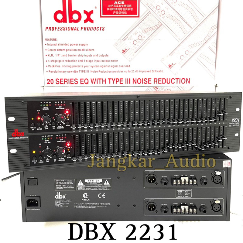 Jual Equalizer DBX 2231 2 x 31 Channel Grade A Equalizer Dbx2231 Bagus Murah ( Bisa COD ...