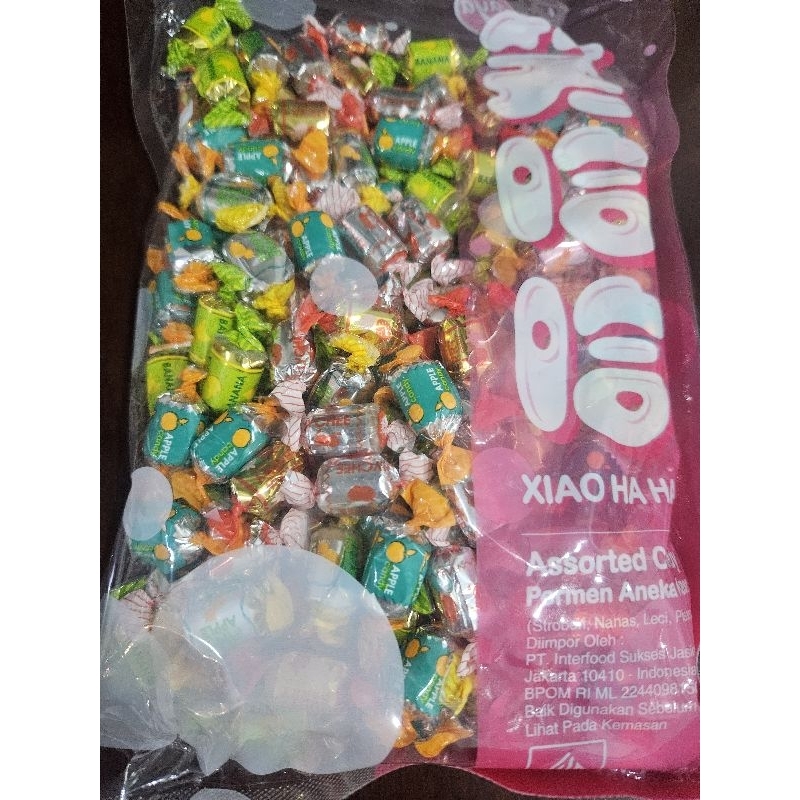 Jual Permen Naraya Xiao Ha Ha xiao haha Permen mini Permen Kecil Rasa Buah 500GR | Shopee Indonesia