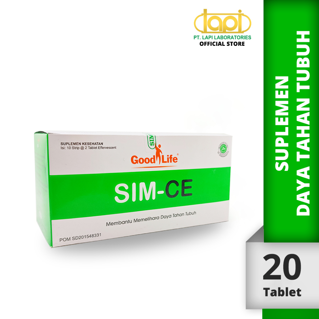 Jual SIM-CE Box Isi 10 Strip @ 2 tablet effervescent (pengganti vipro-G ...