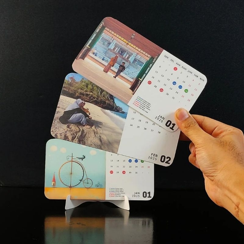Jual Kalender Duduk Estetik Moderen Custom | Shopee Indonesia