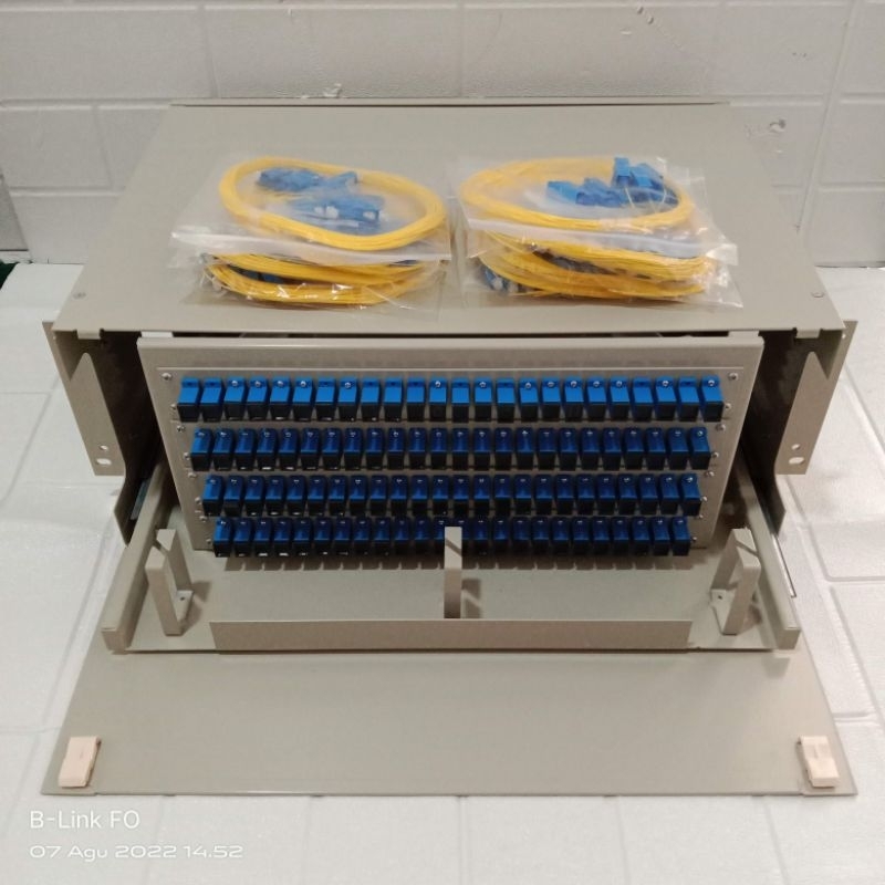 Jual otb 96 core lengkap pigtail adapter sc upc / odf 96 core full set ...