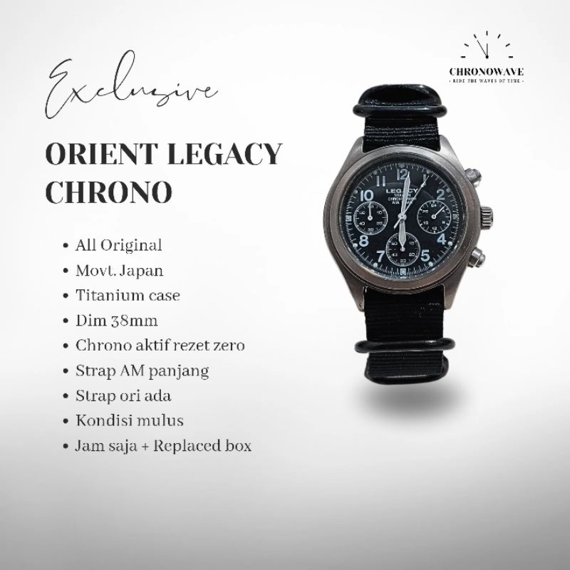 Jual ORIENT LEGACY CHRONO | Shopee Indonesia