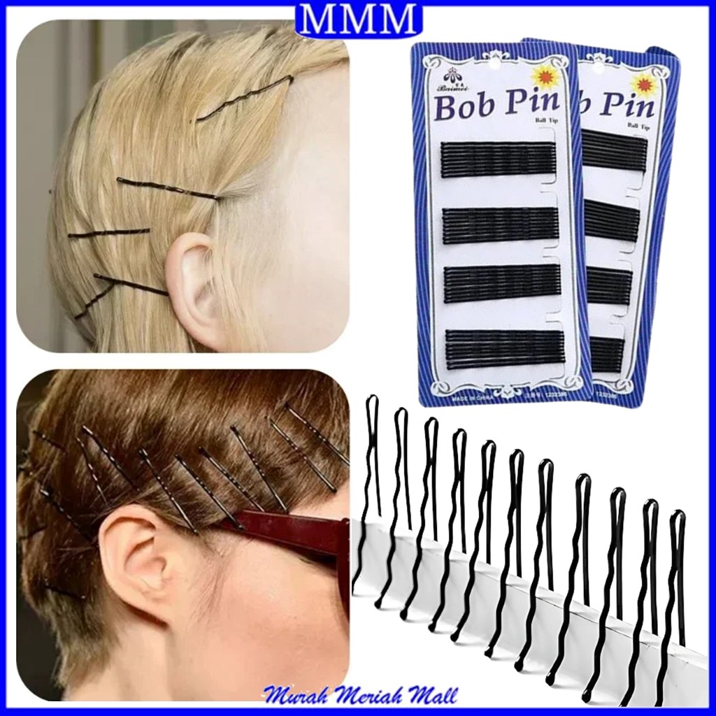 Jual MMM Jepit Lidi Rambut Hair 60Pcs Pin Klip Penata Rambut 36Pcs Bob ...